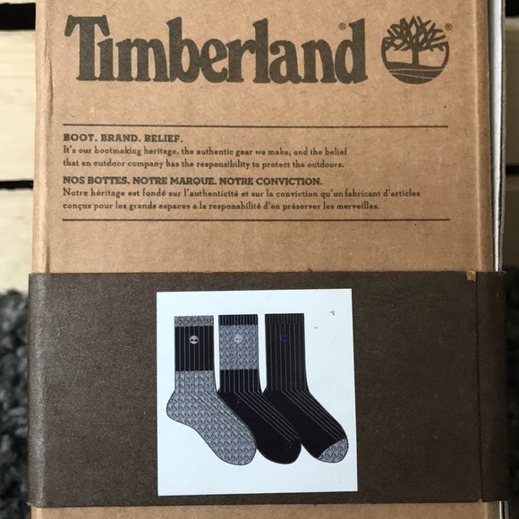 Timberland | Underwear & Socks | Mens Timberland Boot Socks 3 Pairs ...
